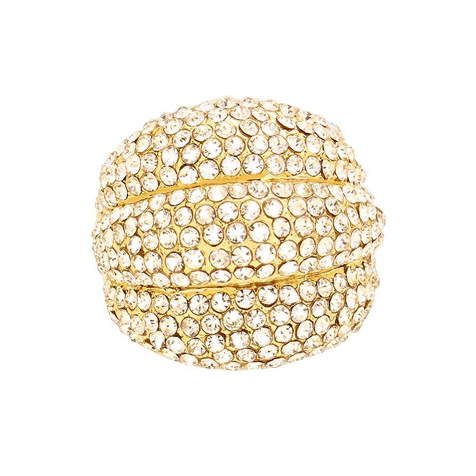 Crystal Pave Stretch Ring – Madeline Love
