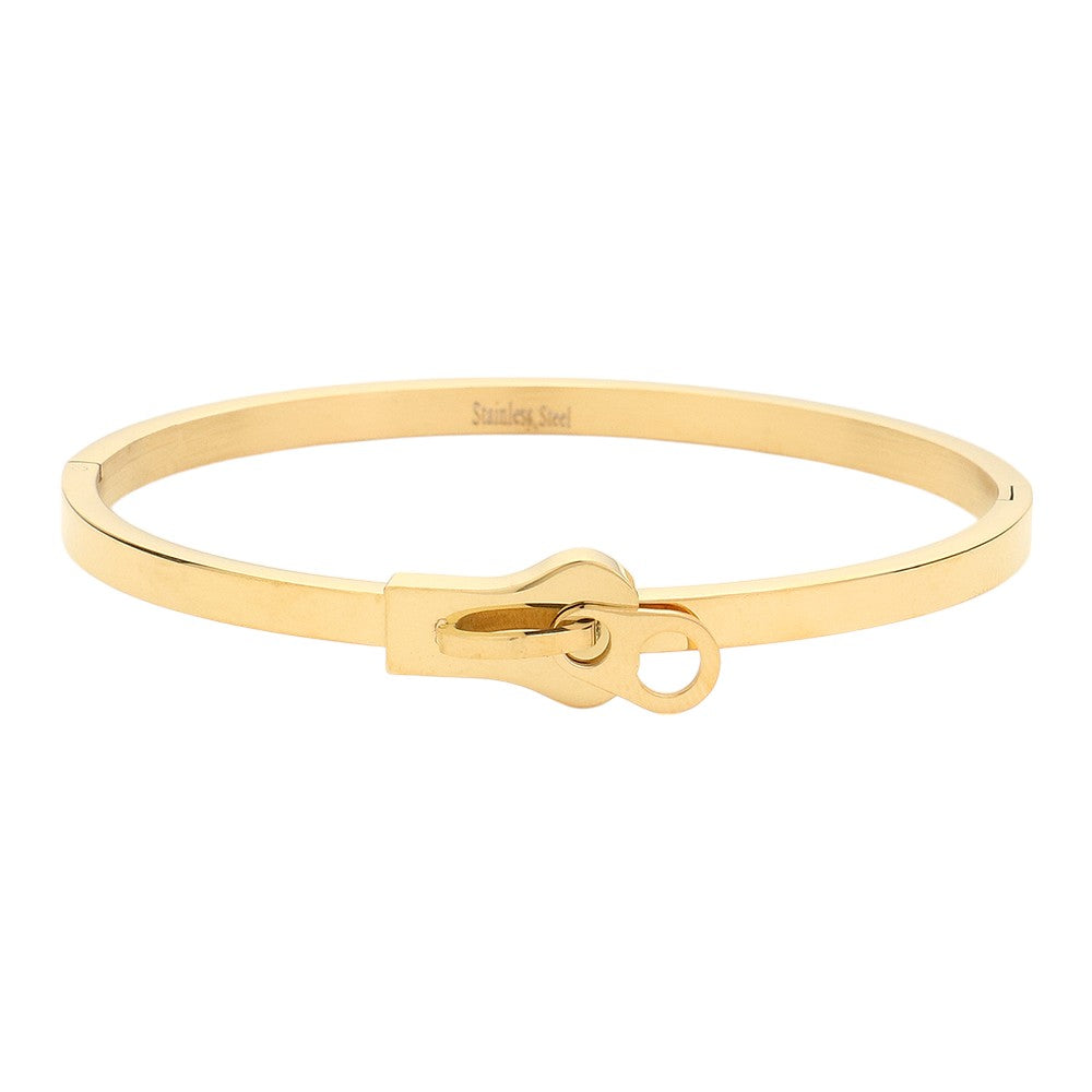 Stainless Steel Metal Belt Bangle Bracelet – Madeline Love