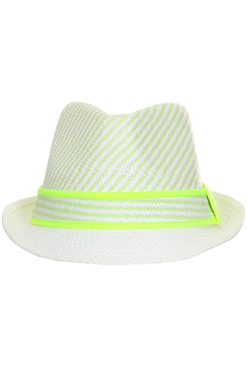Striped Fedora Hat – Madeline Love