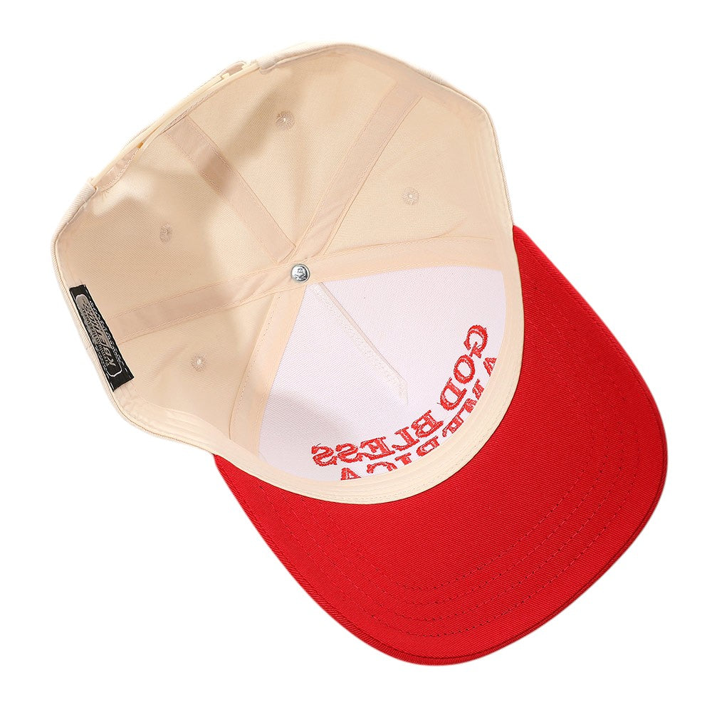 GOD BLESS AMERICA Message Embroidered Baseball Cap – Madeline Love