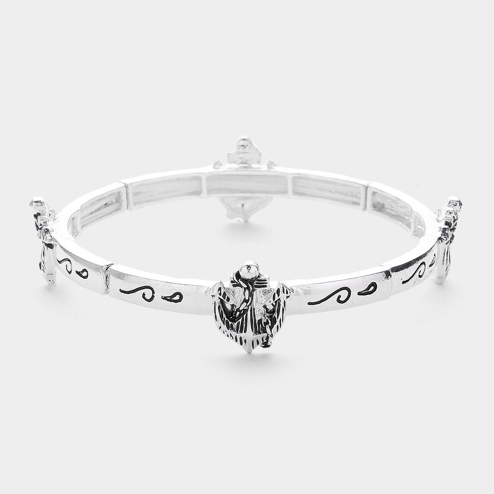 Anchor Stretch Bracelet – Madeline Love